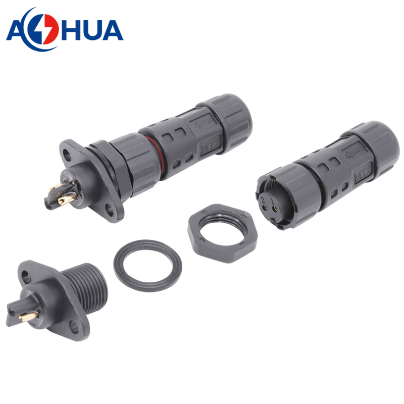 Junction Box Panel Mount Solder Type Assembly Molding Male to Female ...