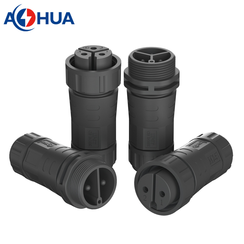 3pin F Type Distributor Solution Male Female IP68 Waterproof LED Driver ...