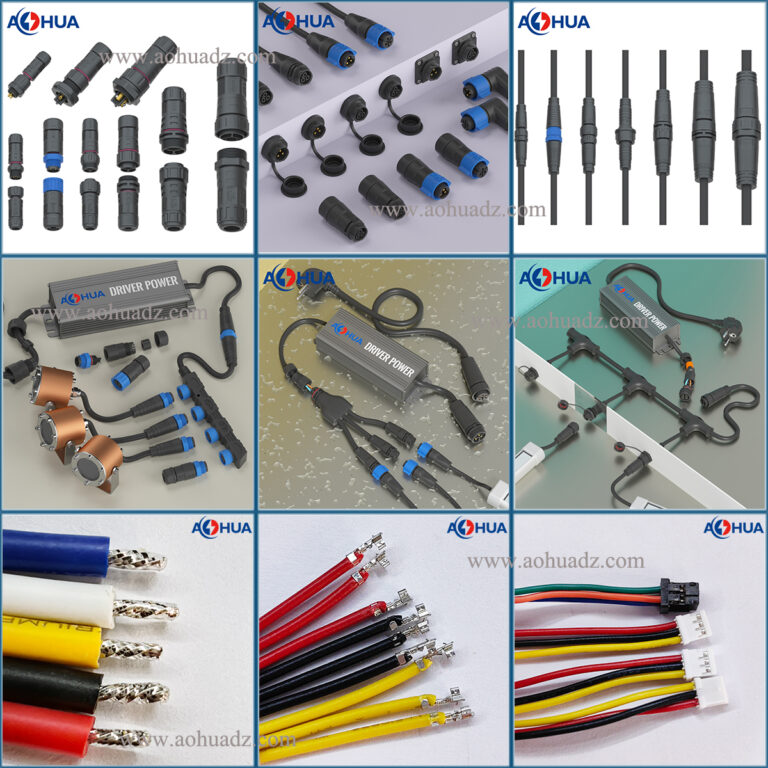 Durable IP68 3-Pin Waterproof Connectors – Wire Terminated, Panel ...