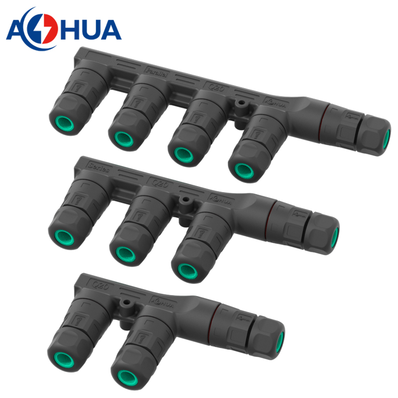 1 To 2 2pin Parallel Series Design Push-Wire UV Resistant Assembly 2 ...