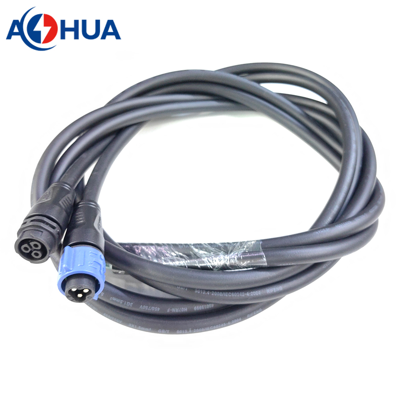 AOHUA Power Cord Connected 3pin 20A Screw Lugs IP68 Assembly Molding ...