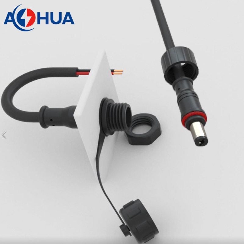 AHUA M12 Power Supply 12V 24V 36V 2pin 18 20 22 24 AWG 5A Dust Cover ...