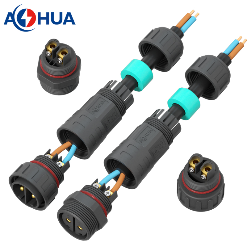 M29 35A 4.0mm 6.0mm Wire φ4.0 Pin Power Cable Joint Coupler Male Female ...